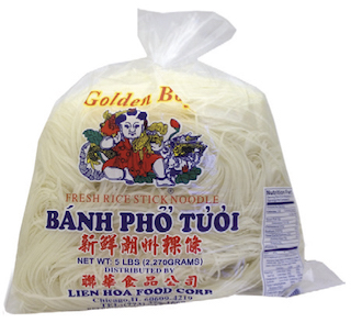 Fresh Rice Stick Noodle (BANH PHO TUOI) 10x5 lbs - Best Asian Food Store